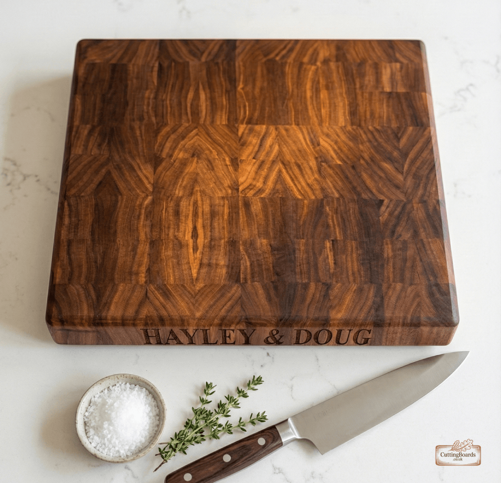 Walnut End Grain Chopping Board – CuttingBoards.co.uk